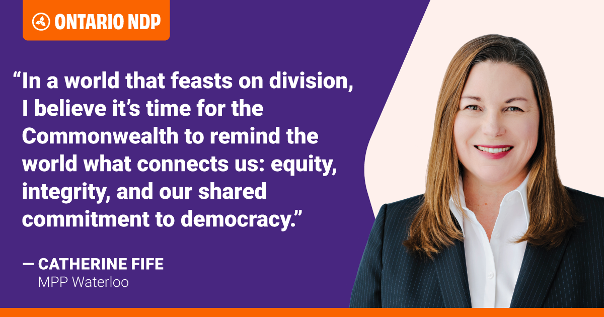 NDP MPP Catherine Fife makes history as the first Canadian elected ...